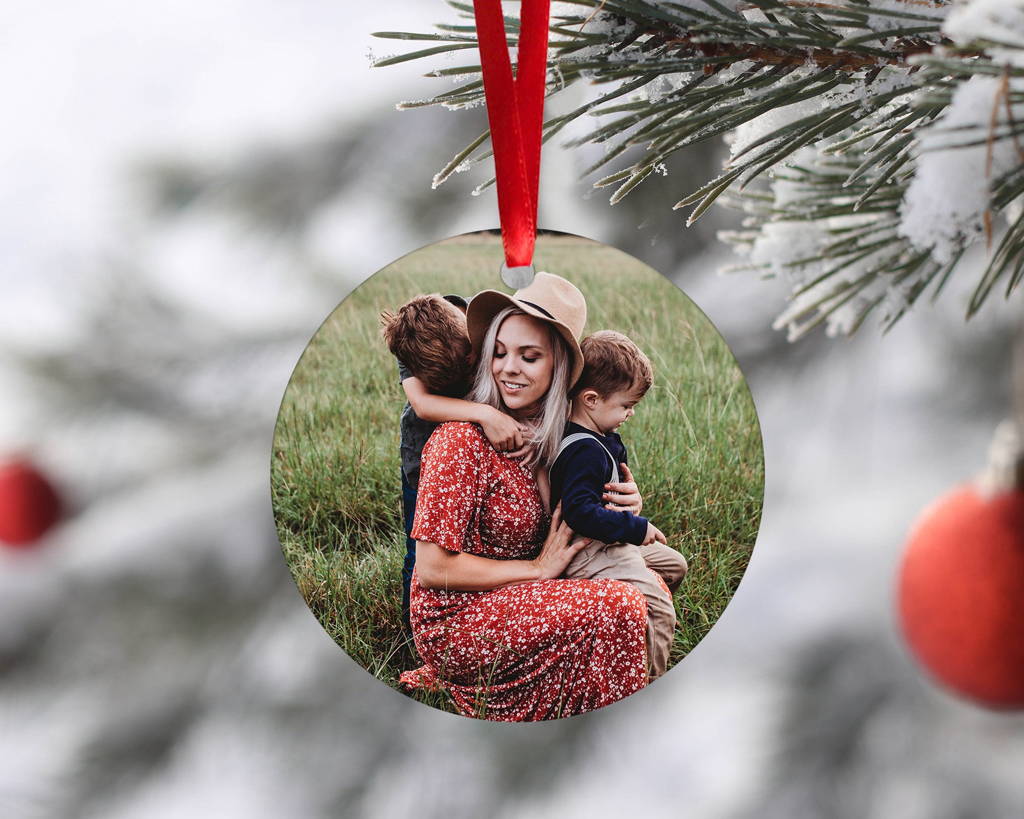 Photo Ornament Personalized Photo Ornament Custom Ornament | Etsy