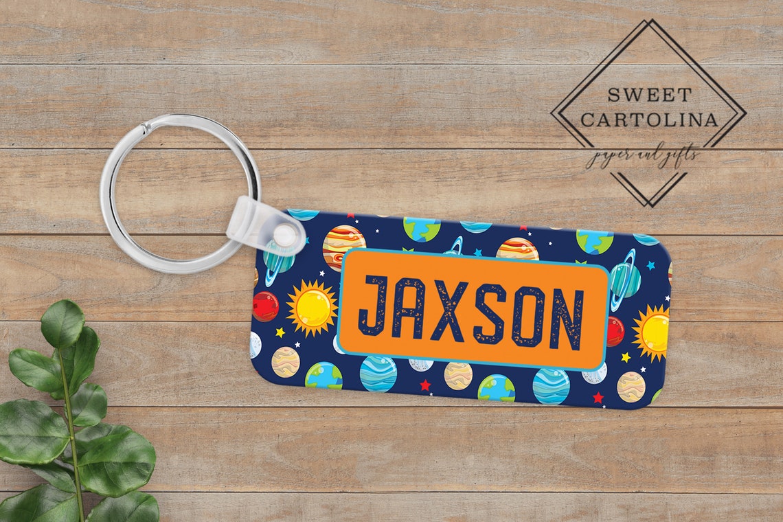 Personalized Keychain | Kids Keychain | Kids Lunchbox Tag | Custom Key ...