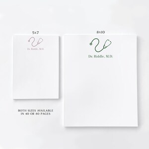 Doctor Personalized Notepad, Custom Notepad, Personalized Medical ...