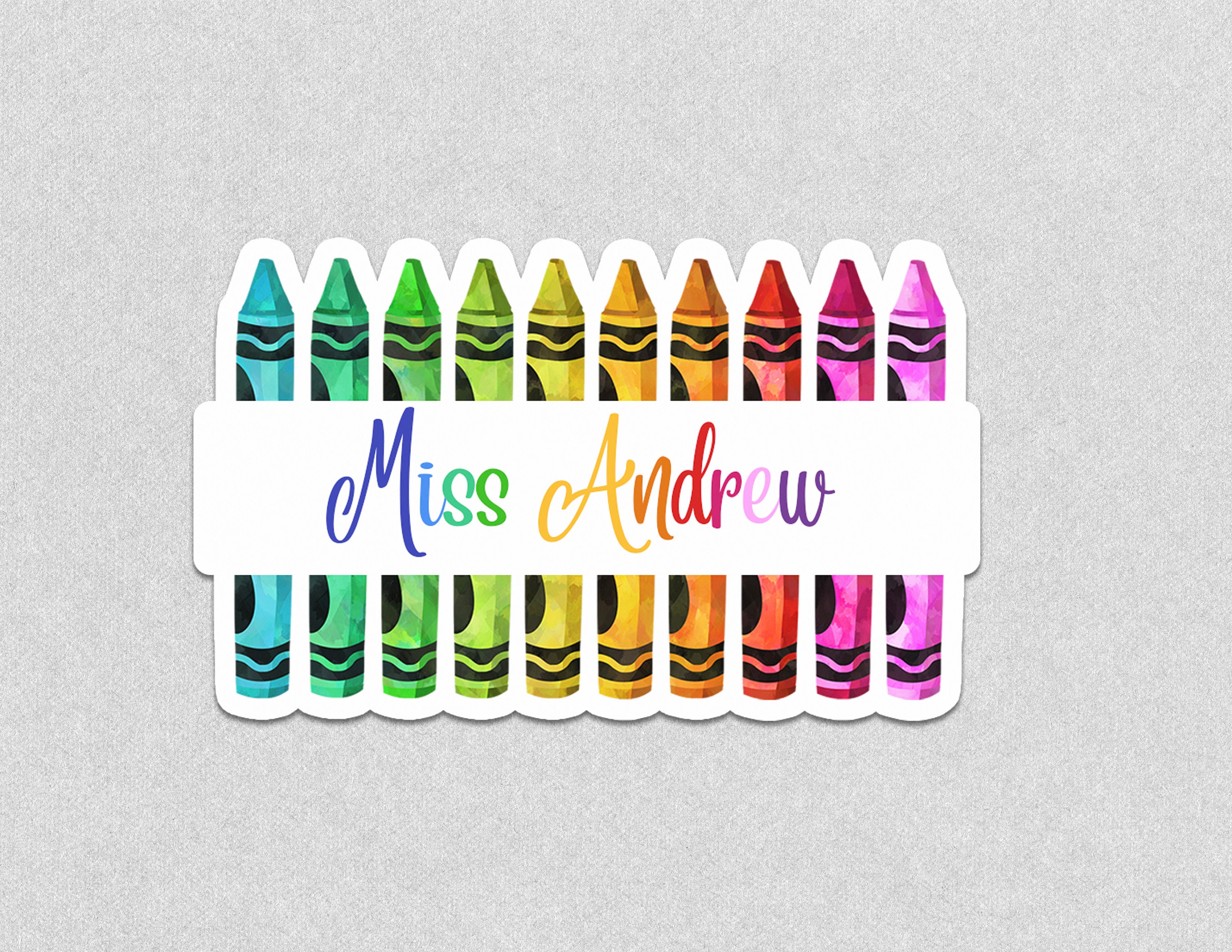 Teacher Sticker Classroom Sticker Personalized Teacher - Etsy