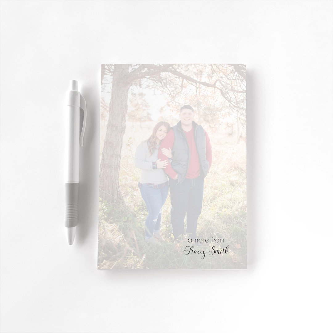 Personalized Photo Notepad, Custom Notepad, Personalized Stationery ...