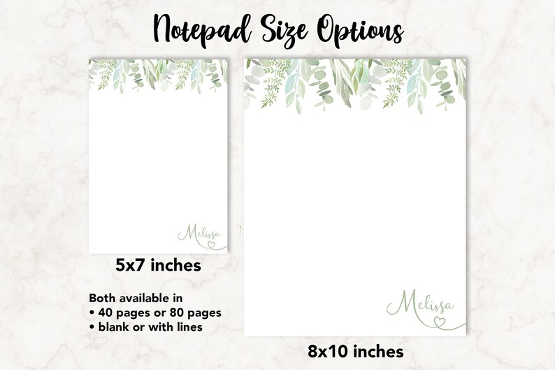 Personalized Notepad Custom Notepad Personalized Stationery - Etsy