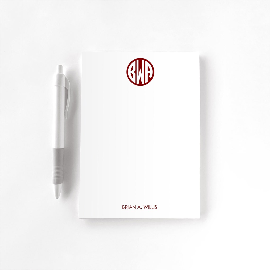 Personalized Notepad, Custom Notepad, Personalized Stationery, Writing ...