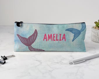 Personalized Mermaid Pencil Box: Back to School Supplies - Etsy
