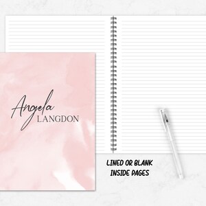 Personalized Spiral Notebook Personalized Journal Custom Journal Spiral ...