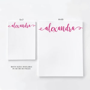 Personalized Notepad, Custom Notepad, Personalized Stationery, Writing ...