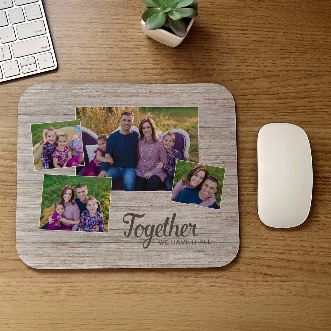 Custom Photo Mousepad, Personalized Family Photo Mousepad, Photo ...