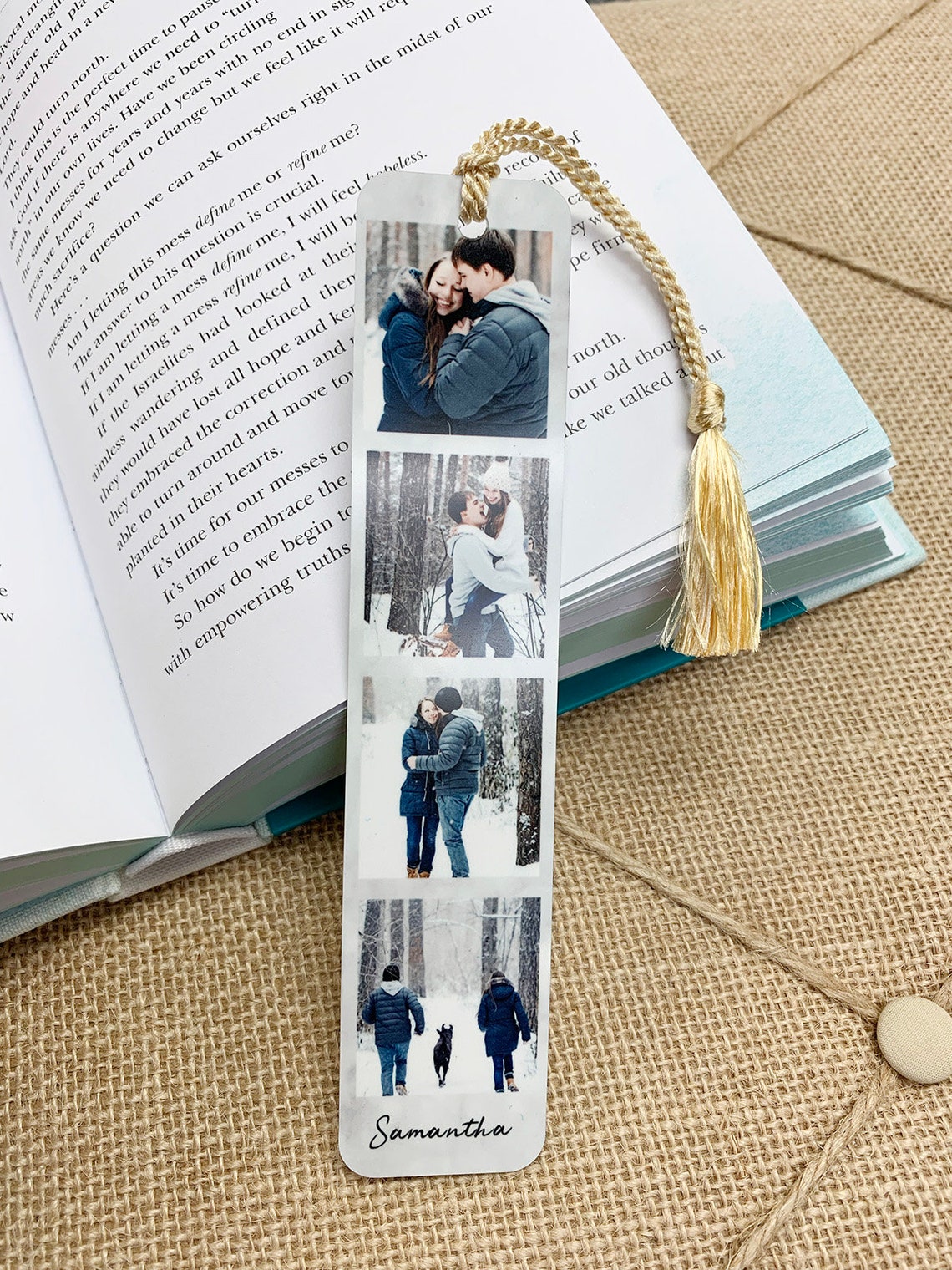 Personalized Bookmark Custom Bookmark Photo Bookmark | Etsy