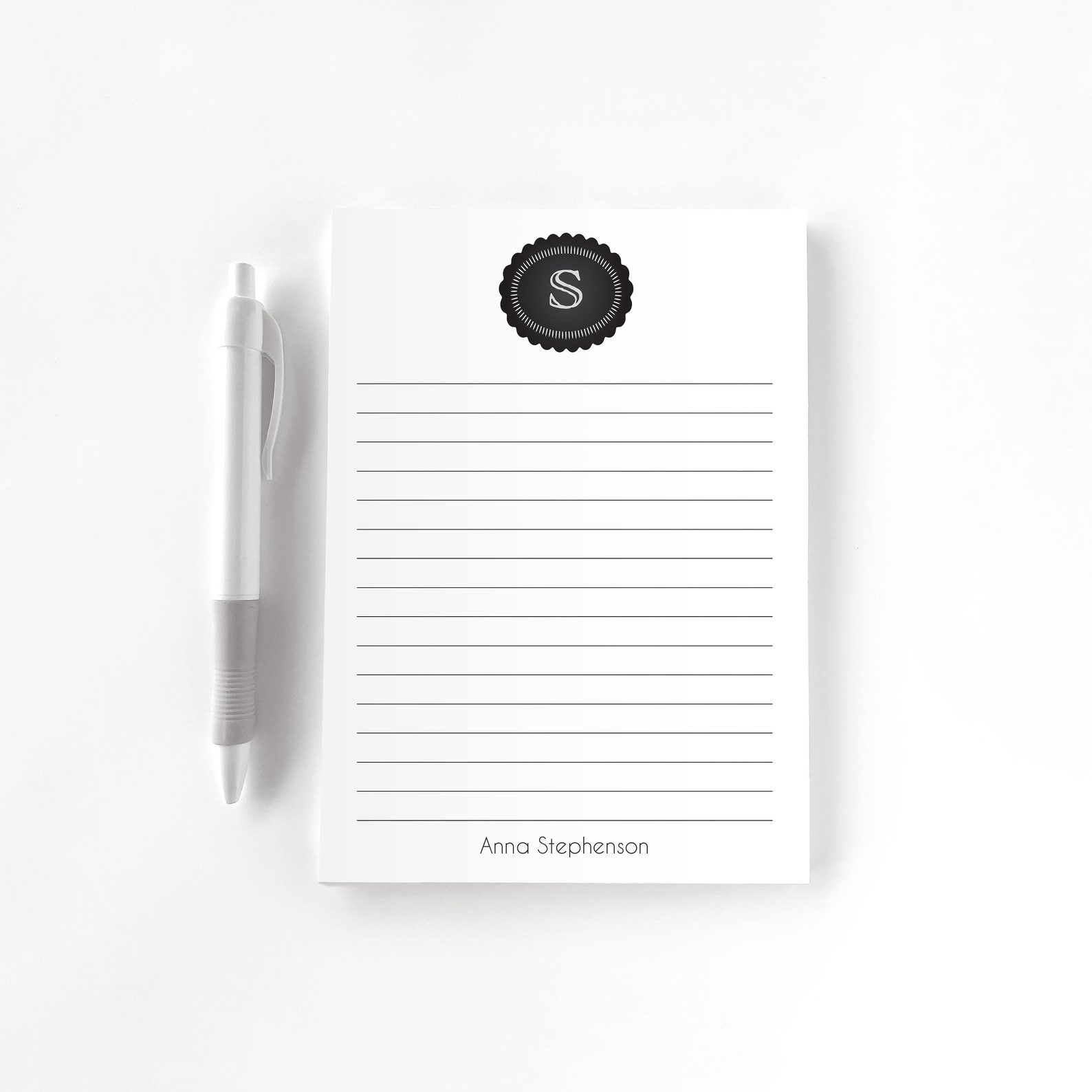 Personalized Notepad, Custom Notepad, Personalized Stationery, Writing ...
