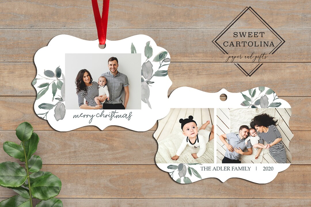 Photo Ornament Personalized Photo Ornament Custom Ornament Photo ...
