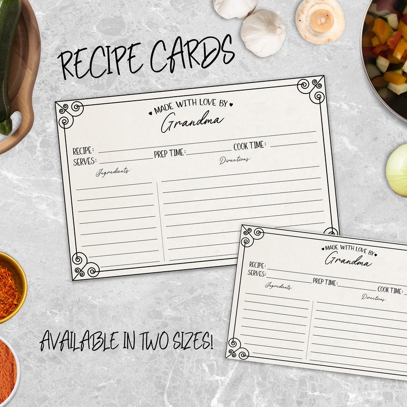 Recipe for Love - Etsy