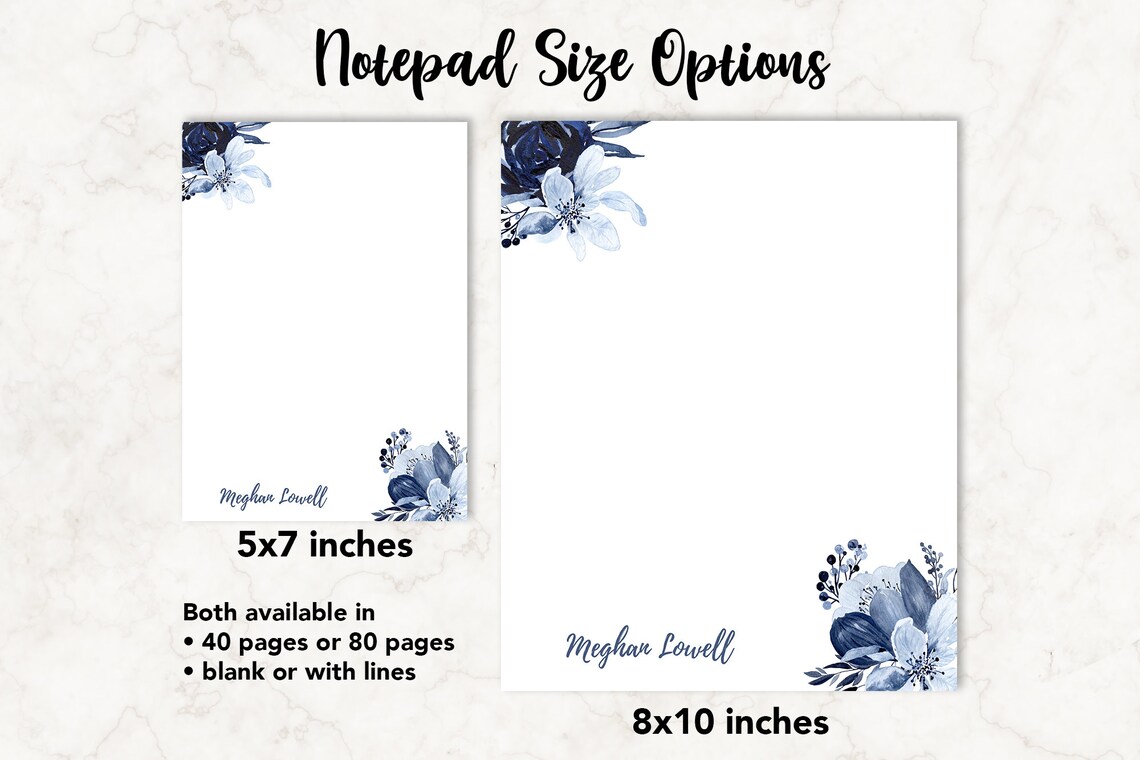 Personalized Notepad Custom Notepad Personalized - Etsy