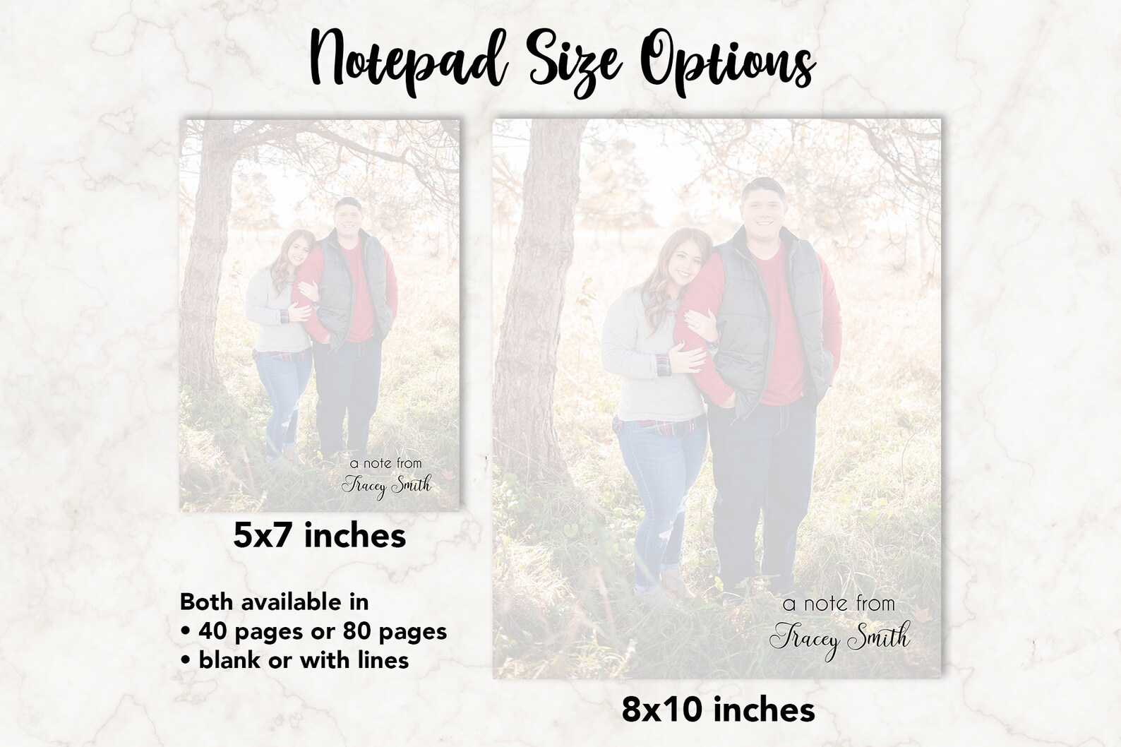 Personalized Photo Notepad Custom Notepad Personalized - Etsy