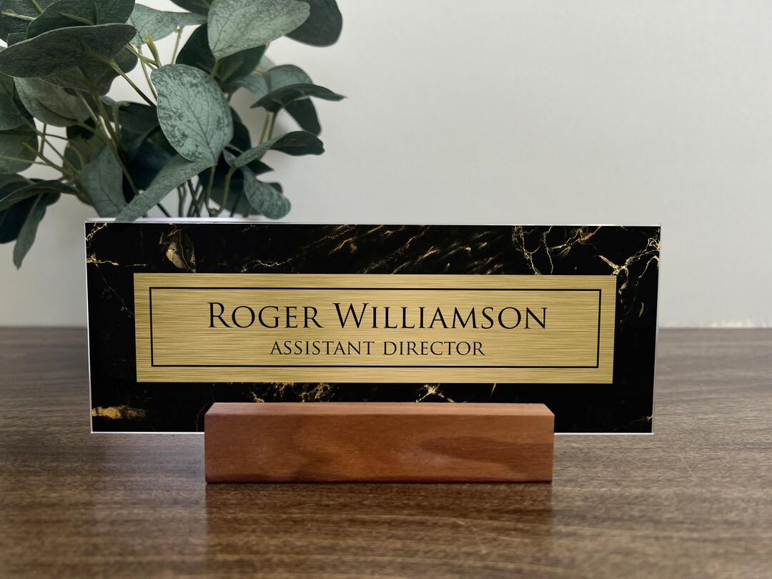Personalized Gift, New Job Gift, Office Sign, Office Name Plate, Desk ...