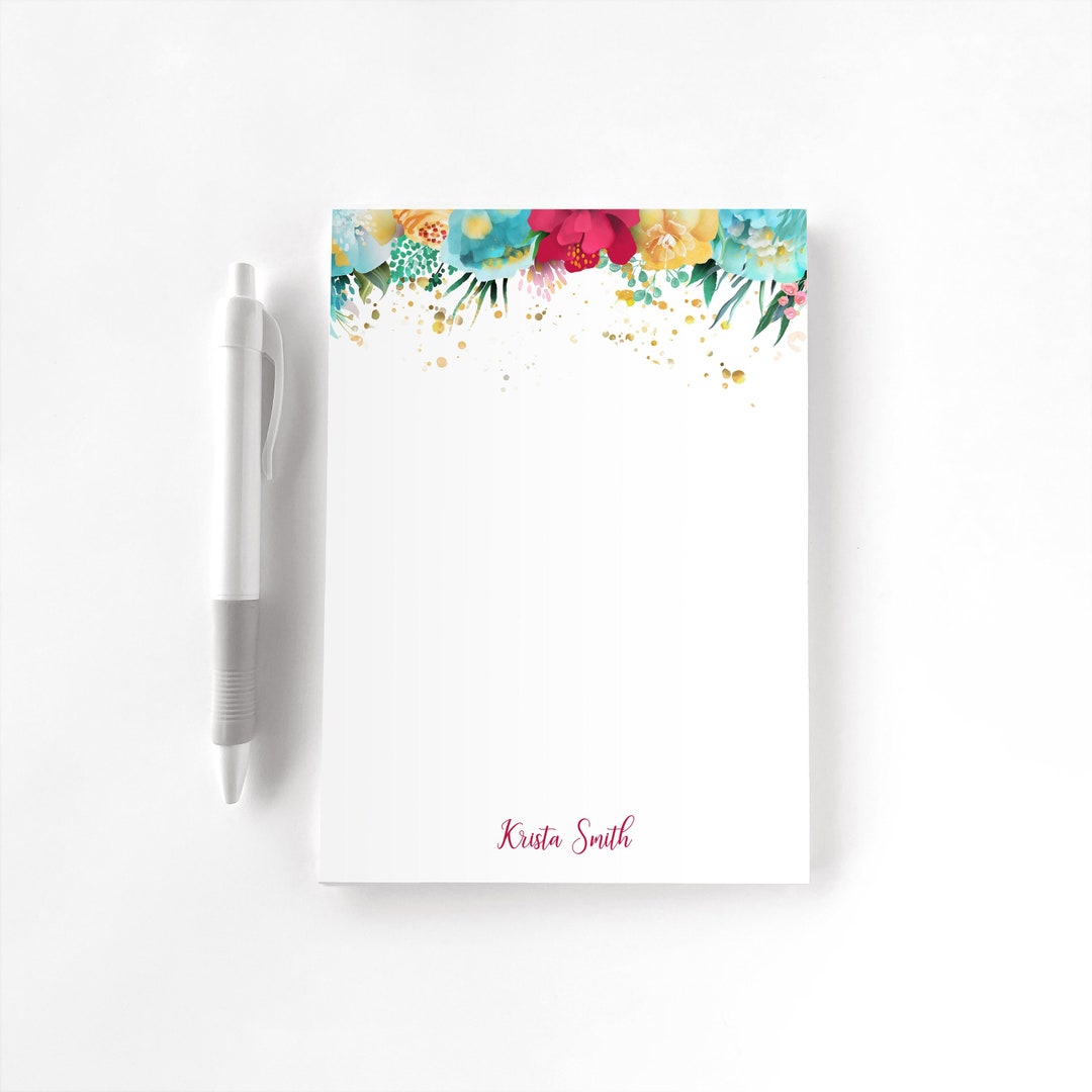 Personalized Notepad, Custom Notepad, Personalized Stationery, Writing ...