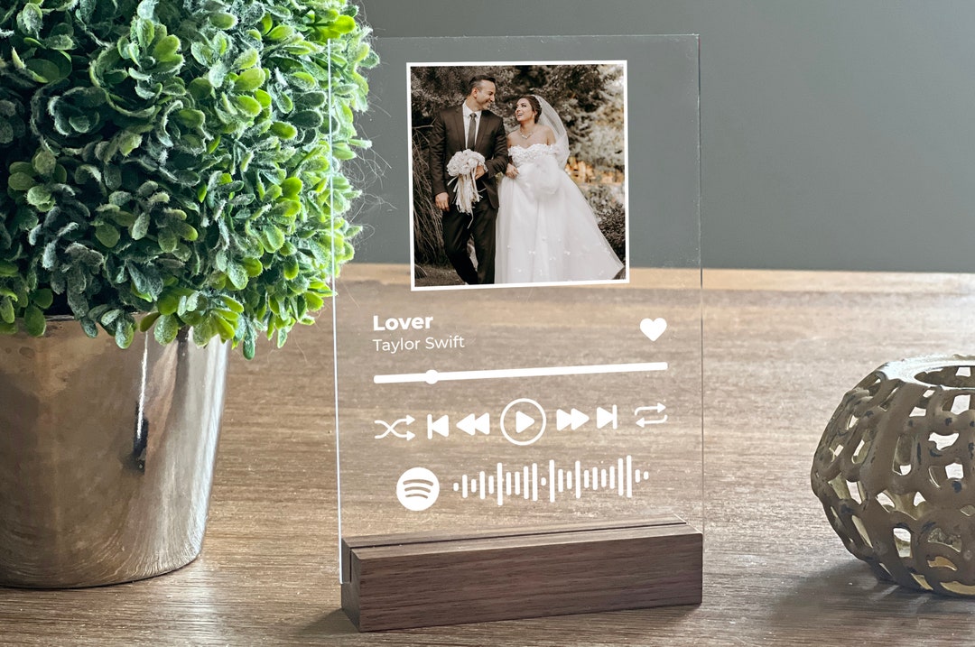 Song Plaque Personalized Gift Custom Acrylic Music Plaque - Etsy
