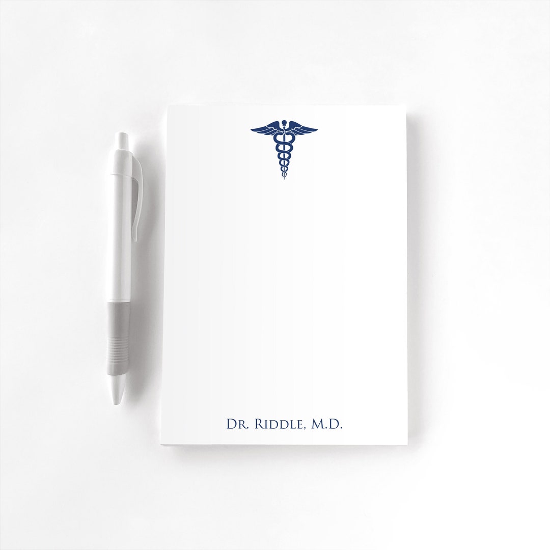 Doctor Personalized Notepad, Custom Notepad, Personalized Medical ...
