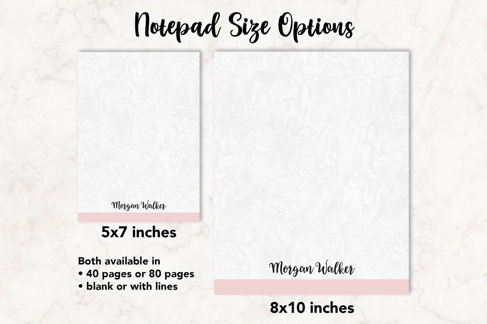 Personalized Notepad Custom Notepad Personalized Stationery - Etsy