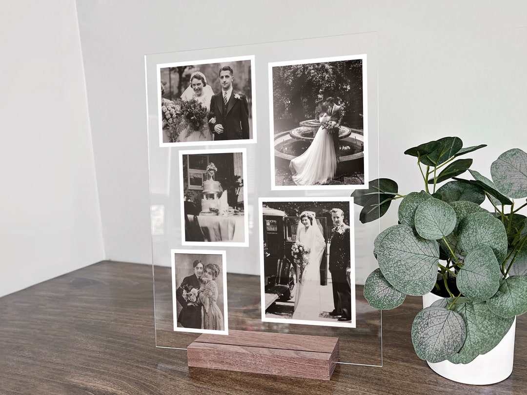 Acrylic Wedding Sign, Parents & Grandparents Wedding Photos, Acrylic ...