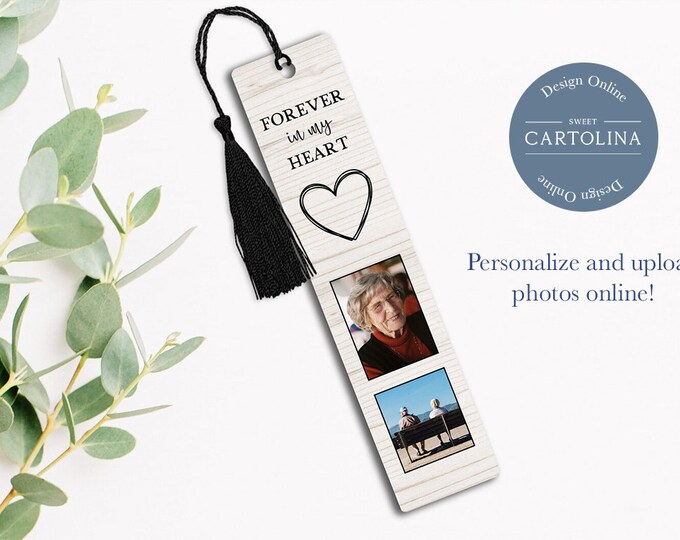 Personalized Memorial Bookmarks, Funeral Favors, Custom Bookmark MPB4 ...
