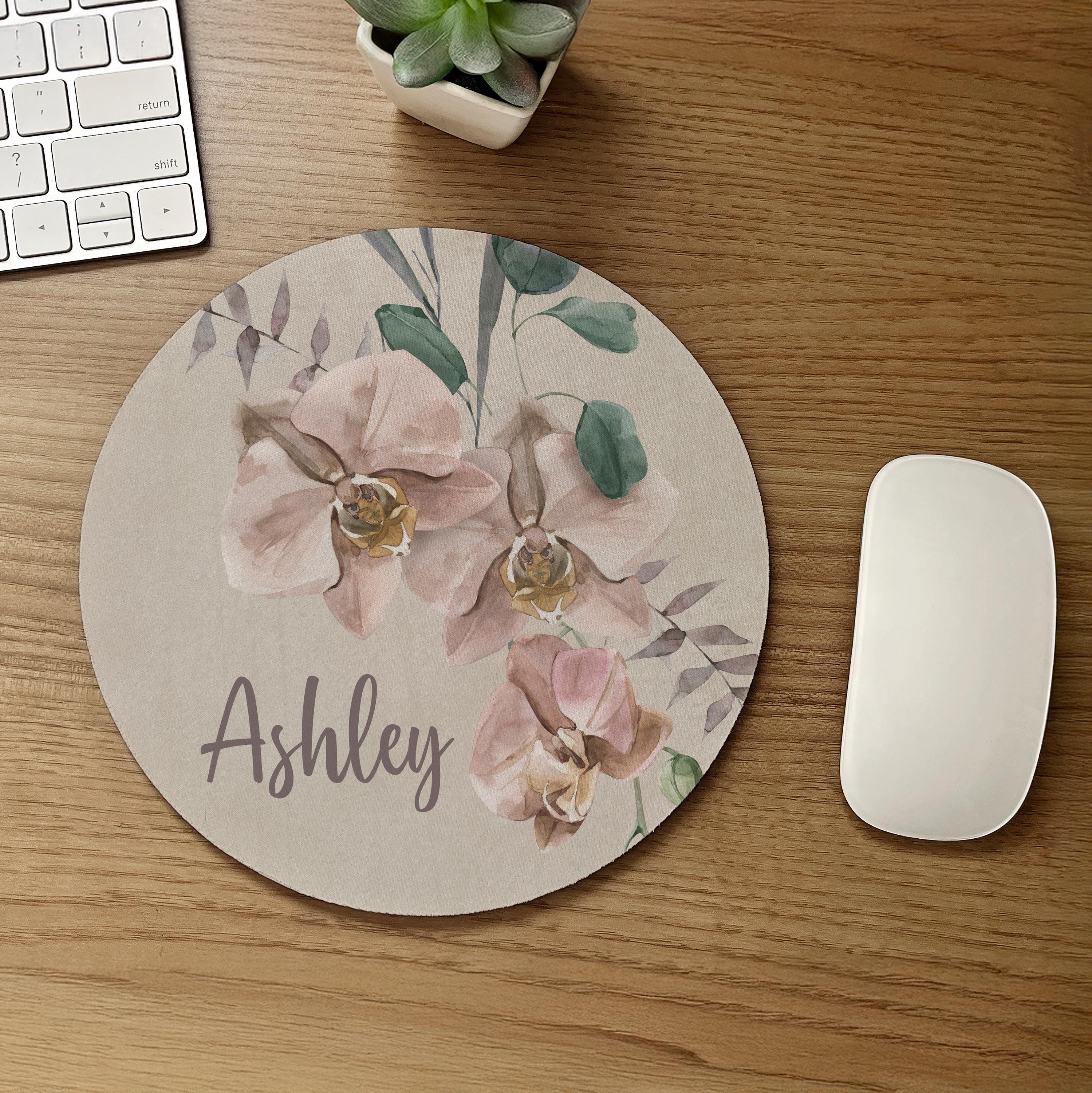 Personalized Mousepad and Coaster Set, Custom Name Desk Decor ...