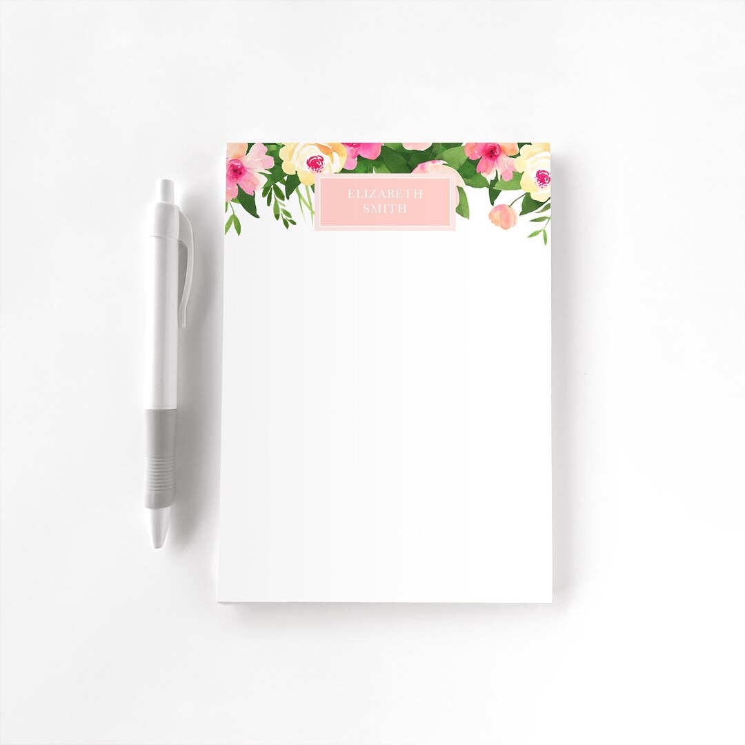 Personalized Notepad, Custom Notepad, Personalized Stationery, Writing ...
