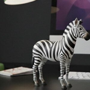 Zebra 3D Model STL | Printable Animal Figurine Design - Etsy