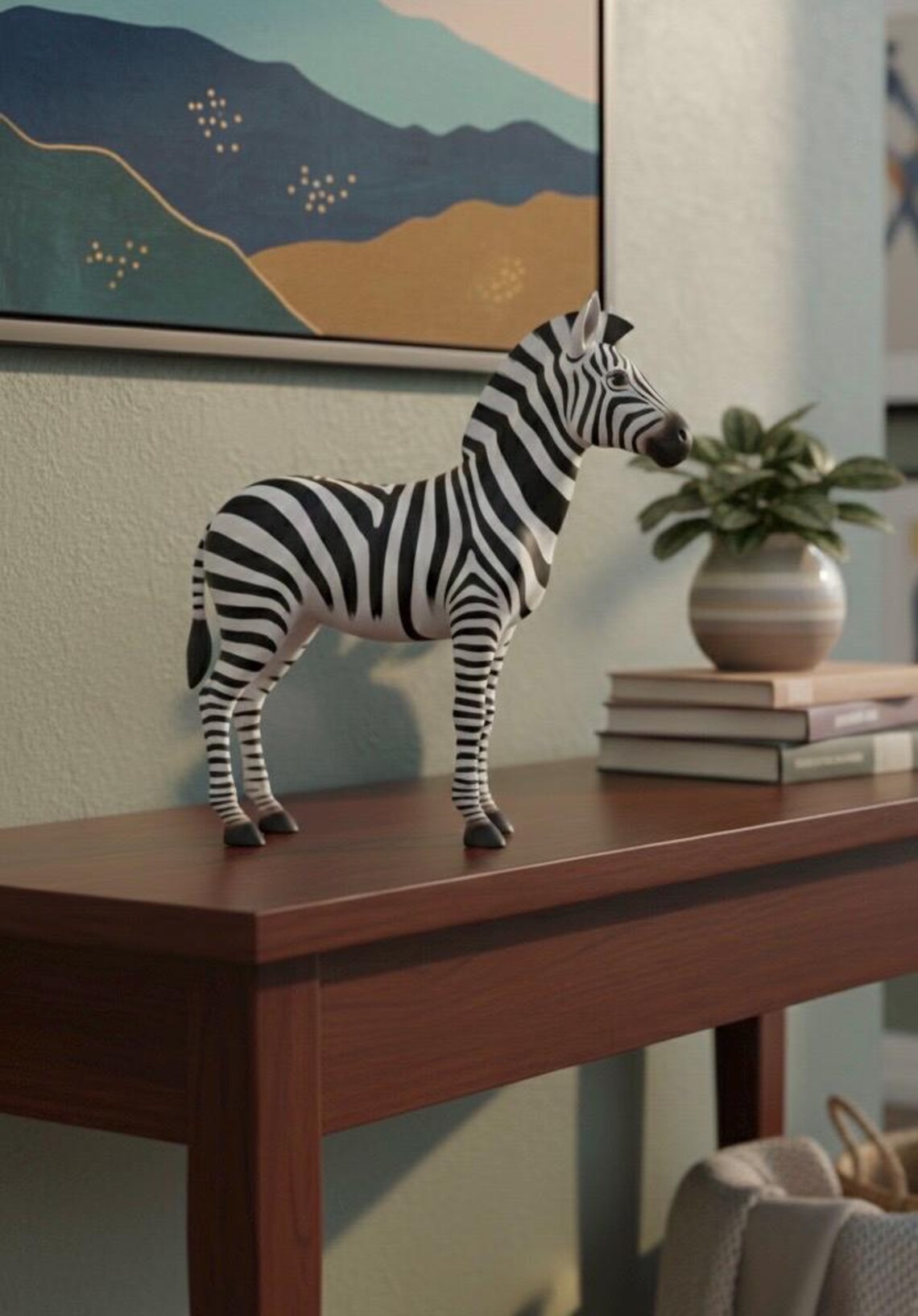 Zebra 3D Model STL | Printable Animal Figurine Design - Etsy