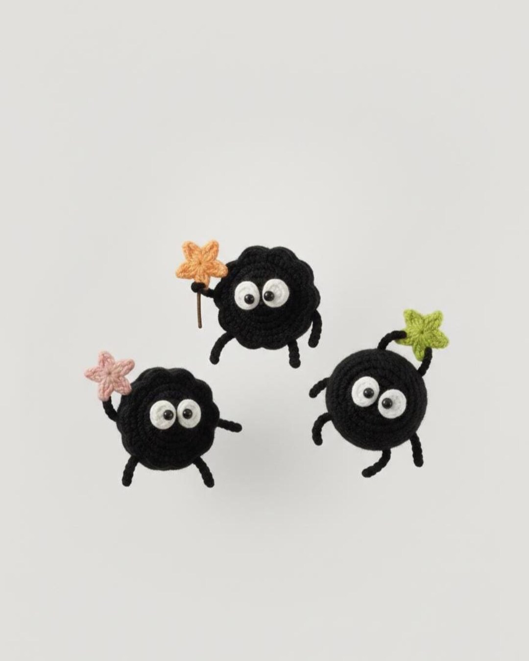 Soot Sprite Crochet Pattern PDF | Amigurumi Keychain Tutorial | Easy ...