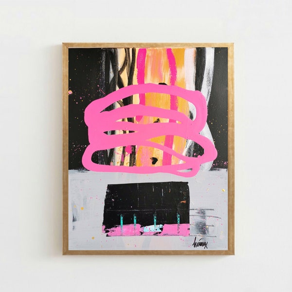 Bold Abstract Art - Etsy