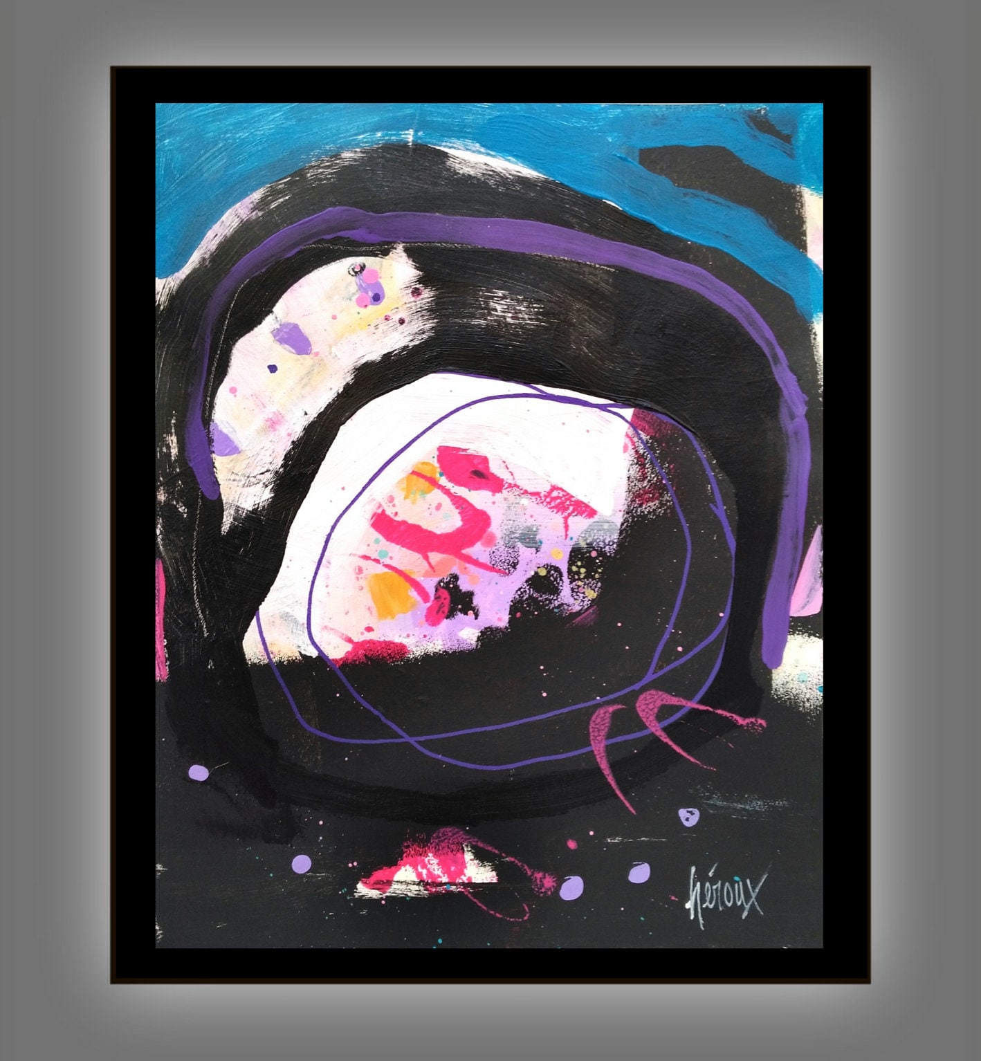 Bold Colorful Wall Art Bold Abstract Art Original Art on | Etsy