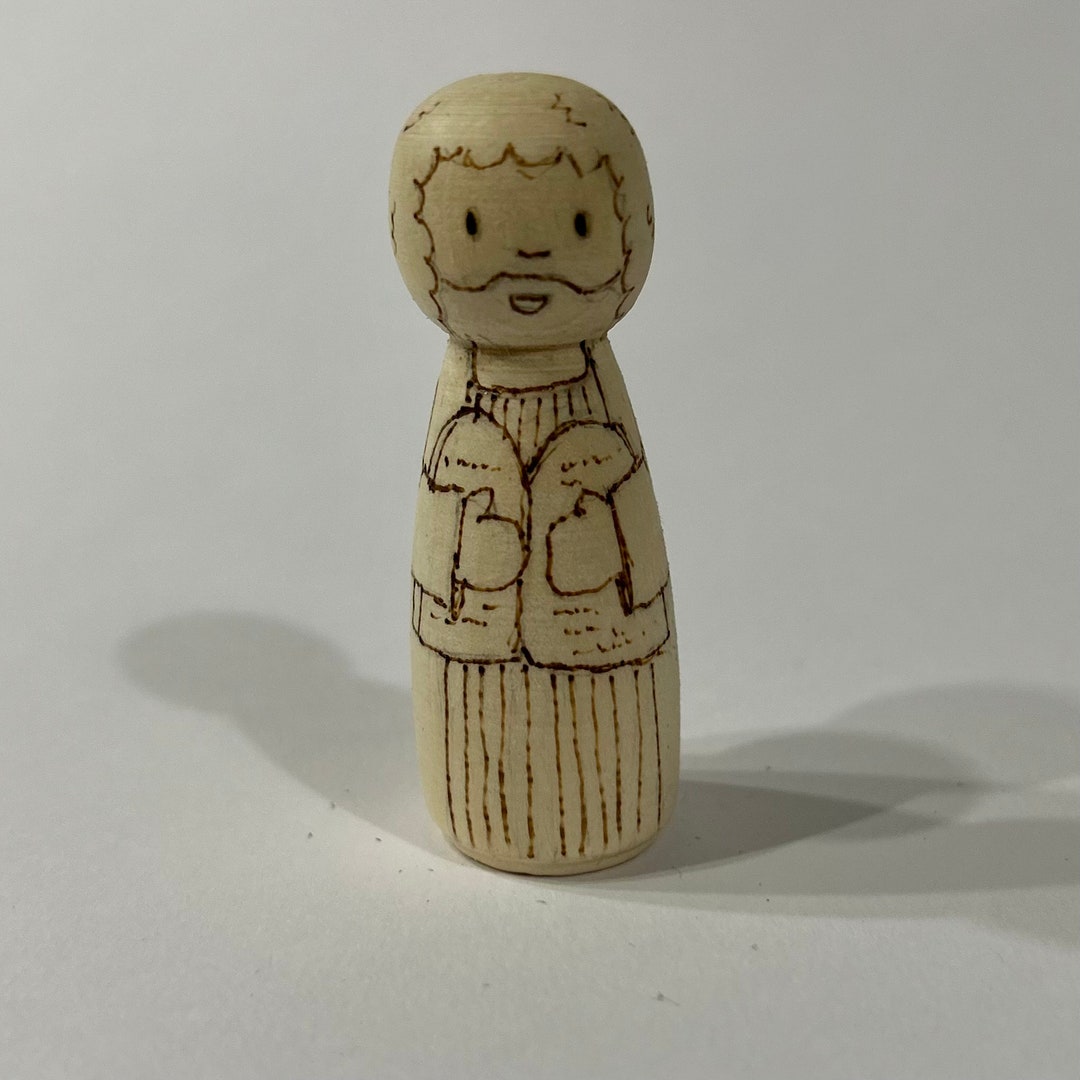 Moses Godly Play Peg Doll - Etsy