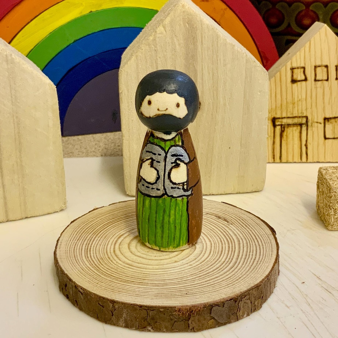 Moses Bible Story Pretend Play Peg Doll - Etsy