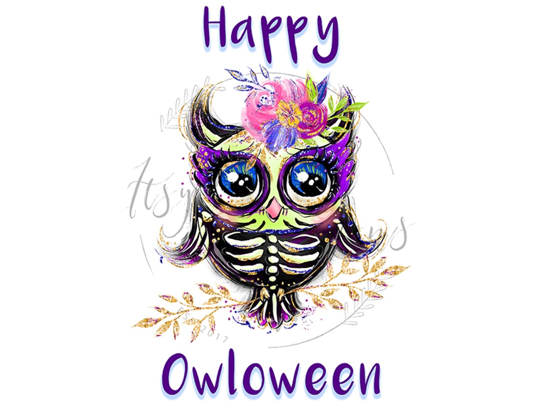 Digital Download - Sublimation Design - Happy Owloween Halloween ...