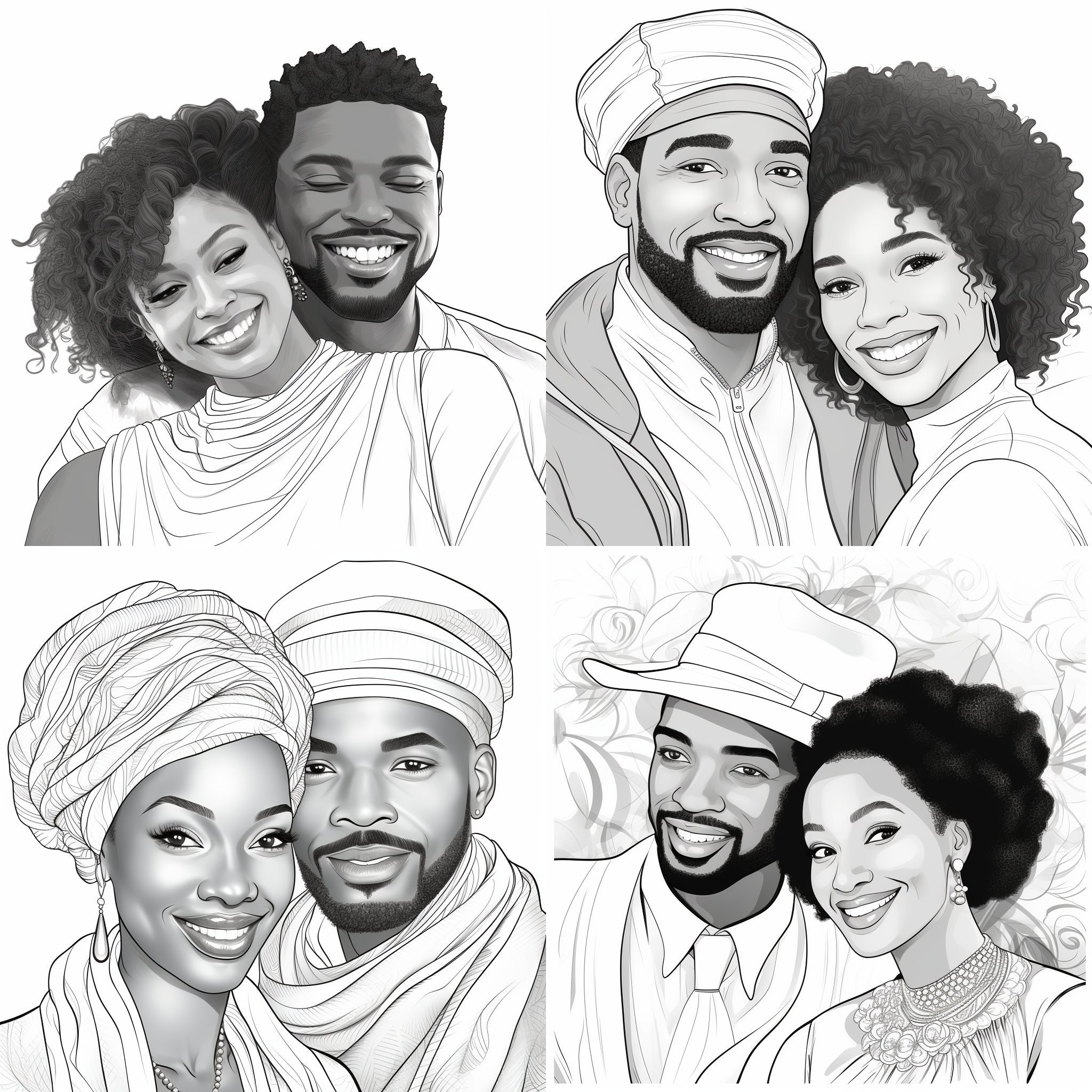 Coloring Page Prompt Guide 8 Prompts for Adult and - Etsy