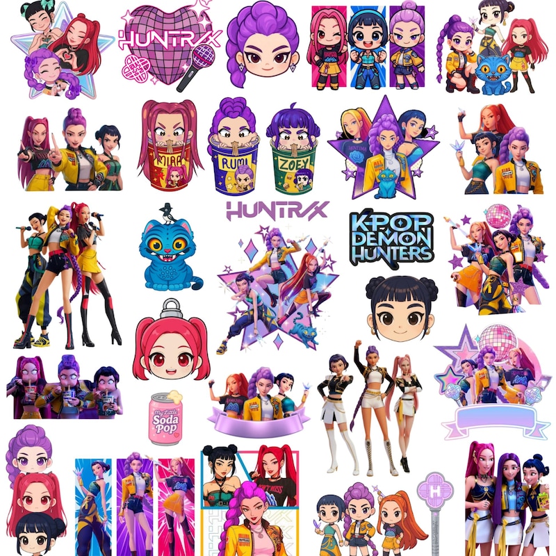 Huntrix Svg Shirt Design - Etsy