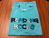 Items similar to Reading, First, Second Grade Rocks T-Shirt Sm, Md, Lg ...