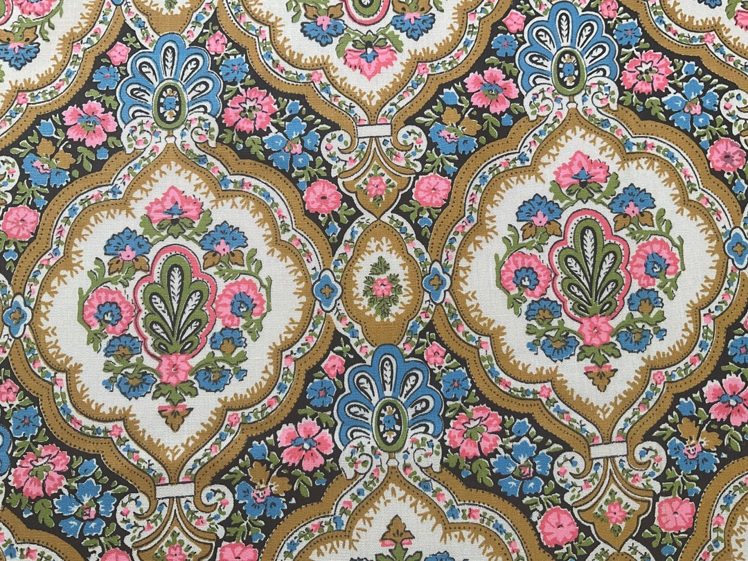 Vintage Fabric Gorgeous Retro Patterns 50s S-23 - Etsy