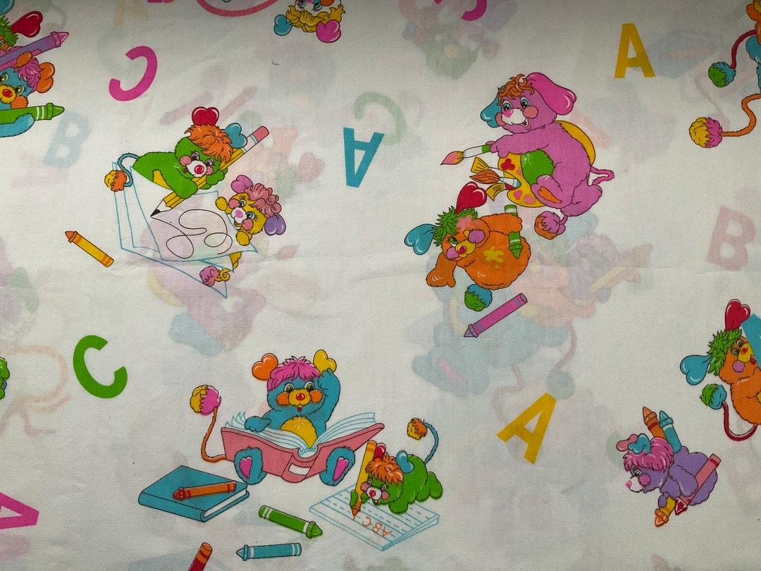 S-41 Vintage Fabric Retro 1986 Popples Fabric From Clevrland - Etsy