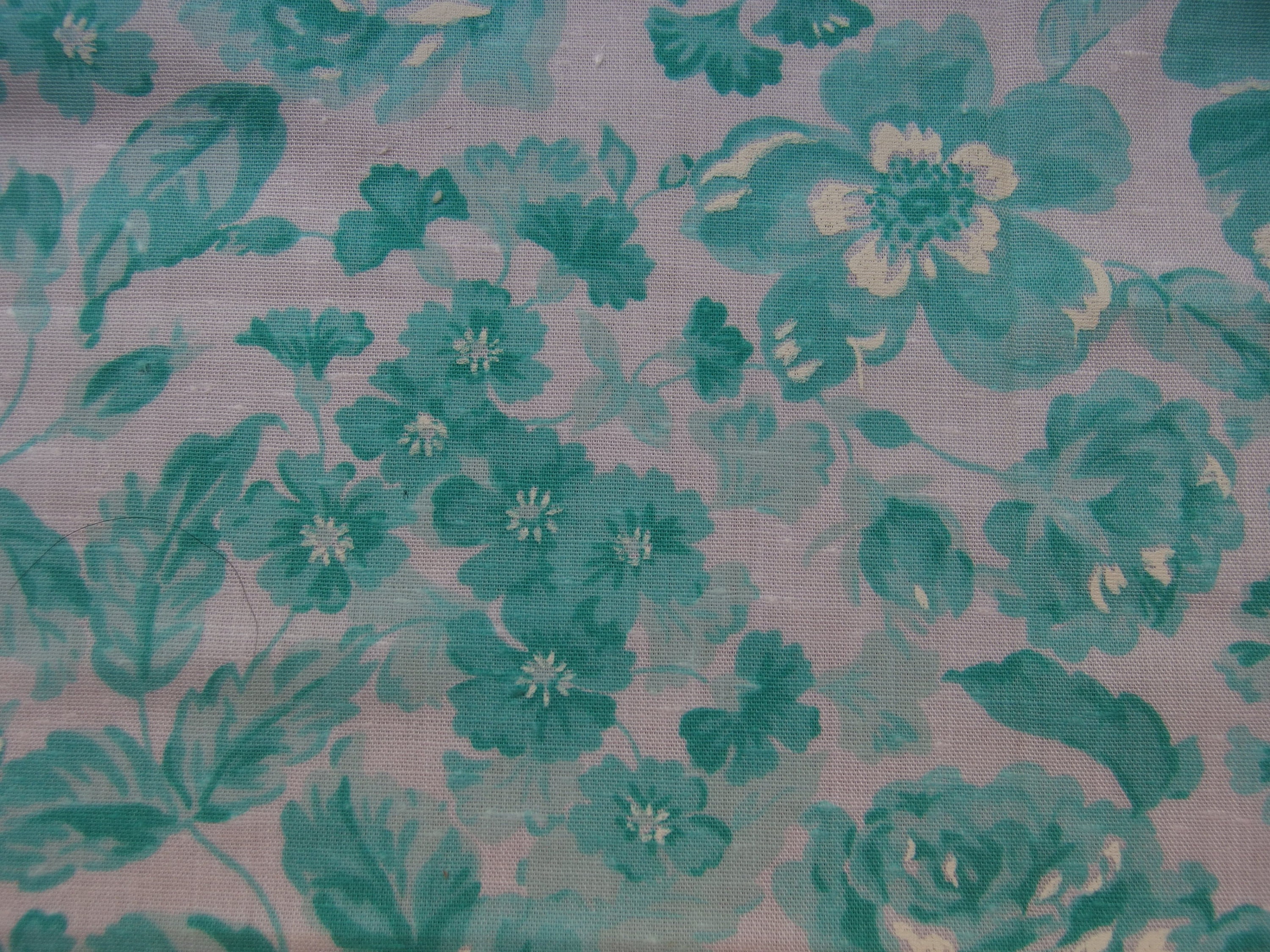 Vintage Fabric Retro Emerald Green Rose Flower Fabric 80s S-48 - Etsy