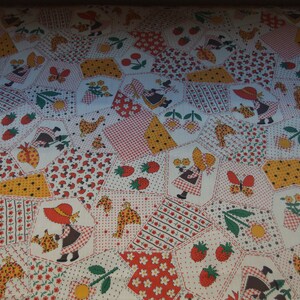 Vintage Fabric Sunbonnet Sue Patchwork 70s 45" X 12" S-12 - Etsy