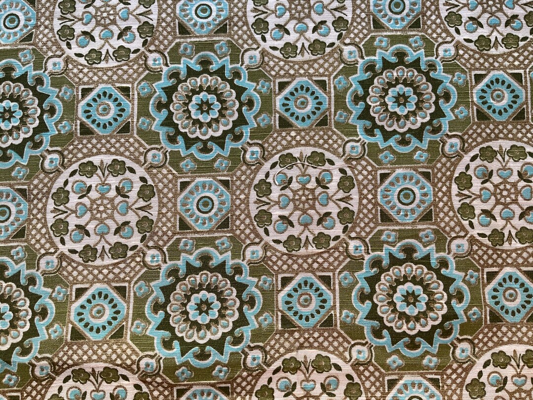 Vintage Fabric Gorgeous Retro Patterns 60,70s 21 X 17154 - Etsy
