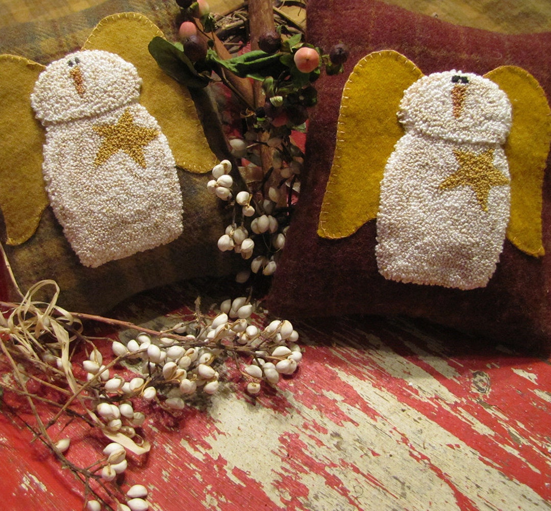 Angels Gather Here Punchneedle Pattern - Etsy