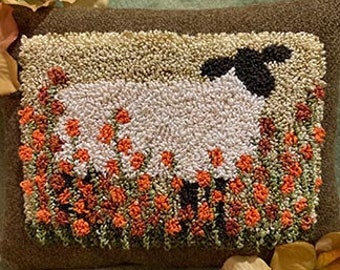 Primitive Punchneedle Embroidery Pattern Spring Song Bird | Etsy