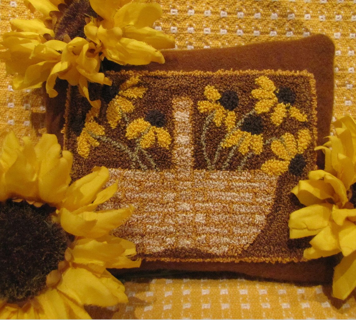 Black Eyed Susies Punchneedle Pattern - Etsy