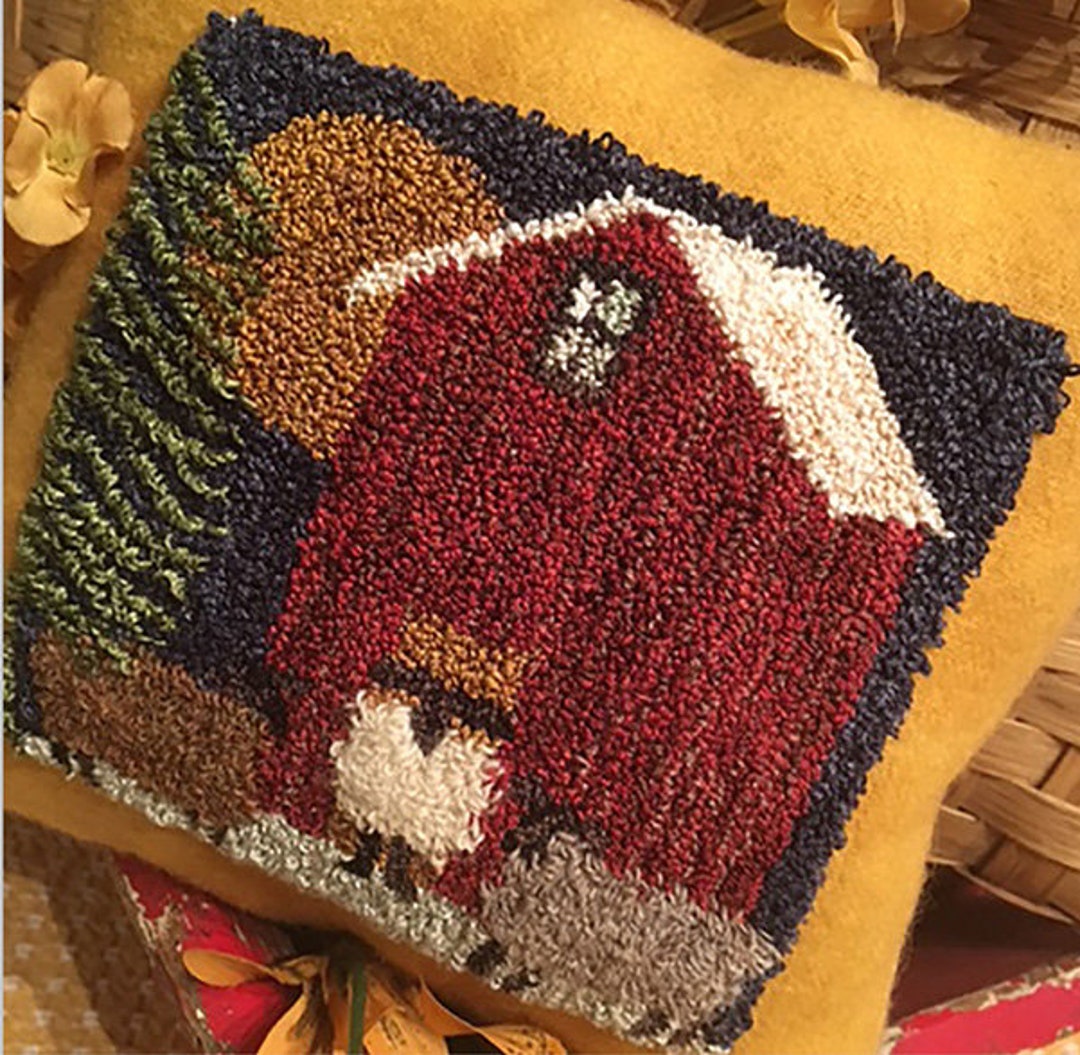 Primitive Punchneedle Pattern Harvest Moon - Etsy