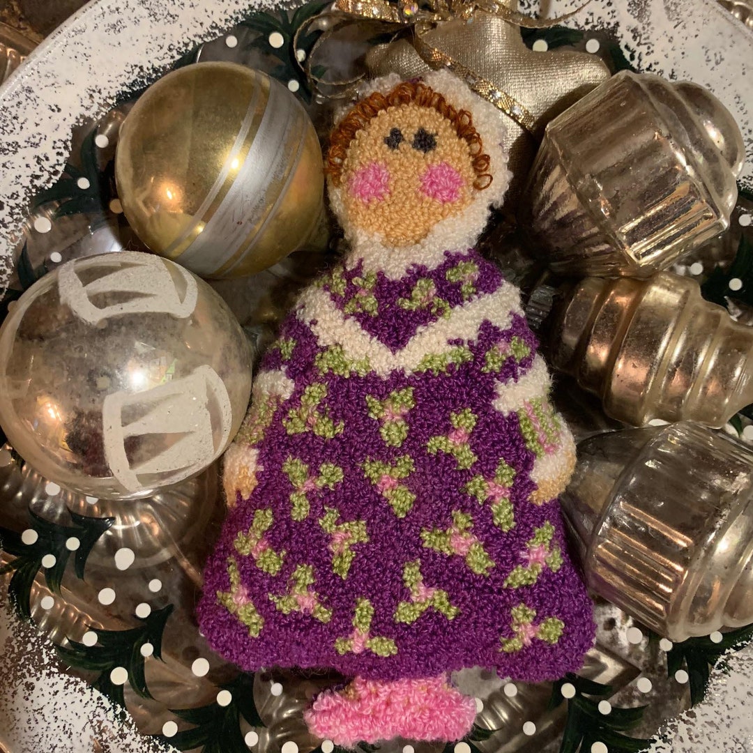Primitive Punchneedle Embroidery Nutcracker's Granny Pattern - Etsy