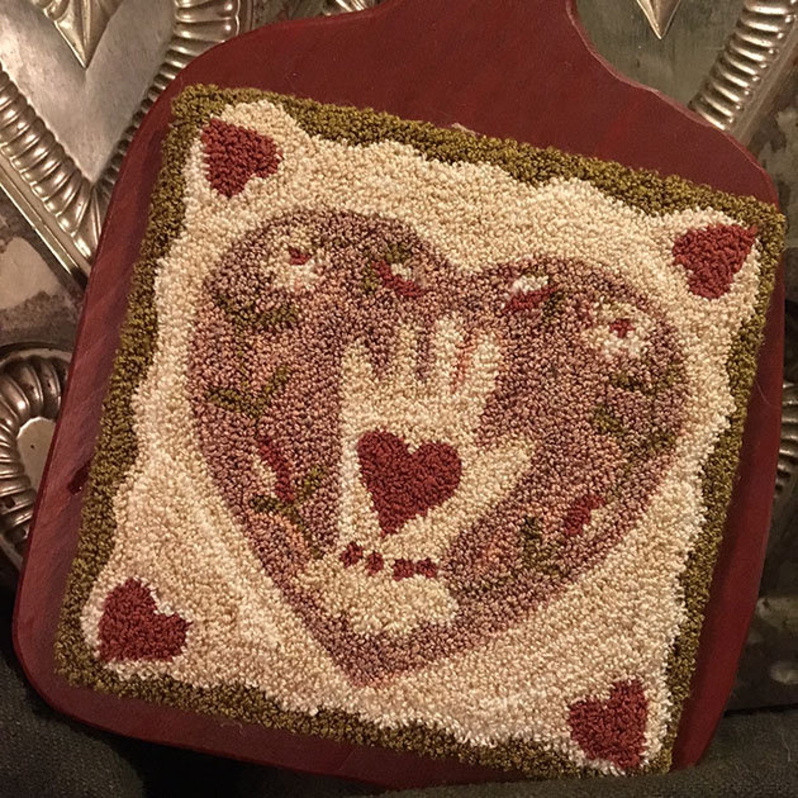 Be My Valentine Punchneedle Pattern - Etsy