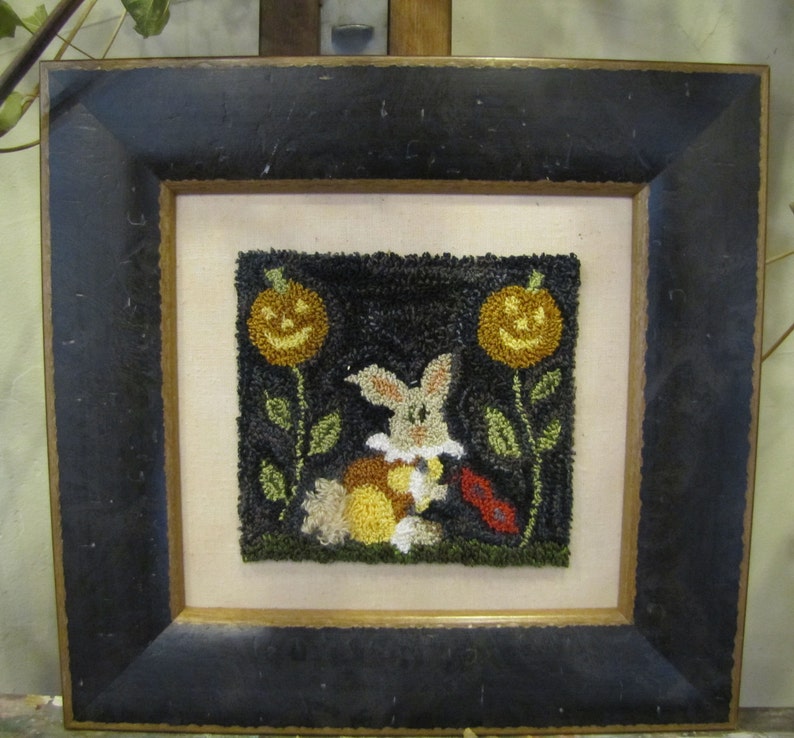 Primitive Punch Needle Pumpkin Time Pattern - Etsy