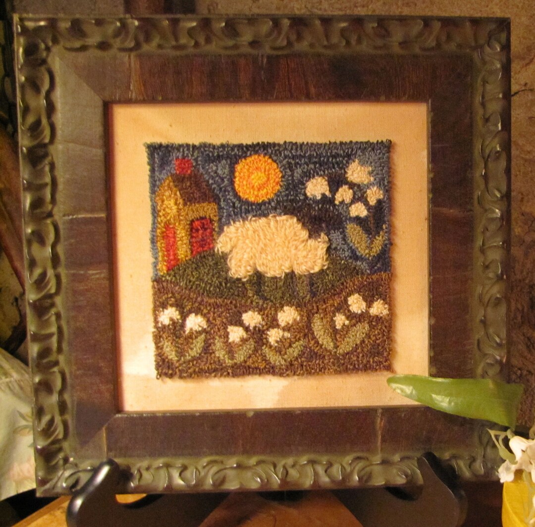 Primitive Punchneedle Pattern Lily in the Valley - Etsy